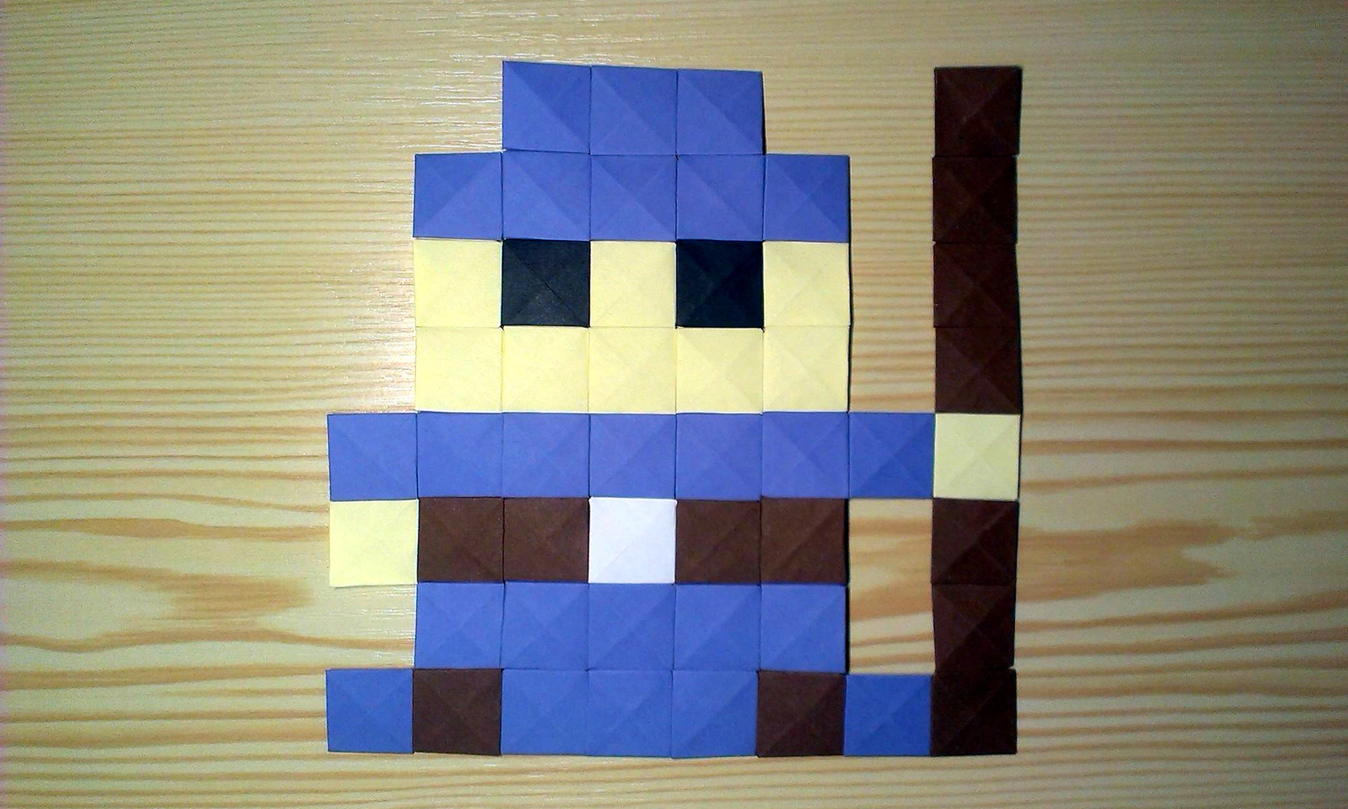 Origami Pixels Wizard by Ladislav Kaňka